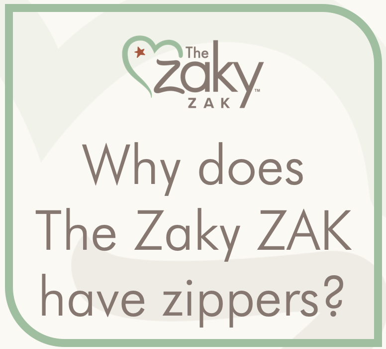 Why does The Zaky ZAK have zippers? – The Zaky - Official Website and Store